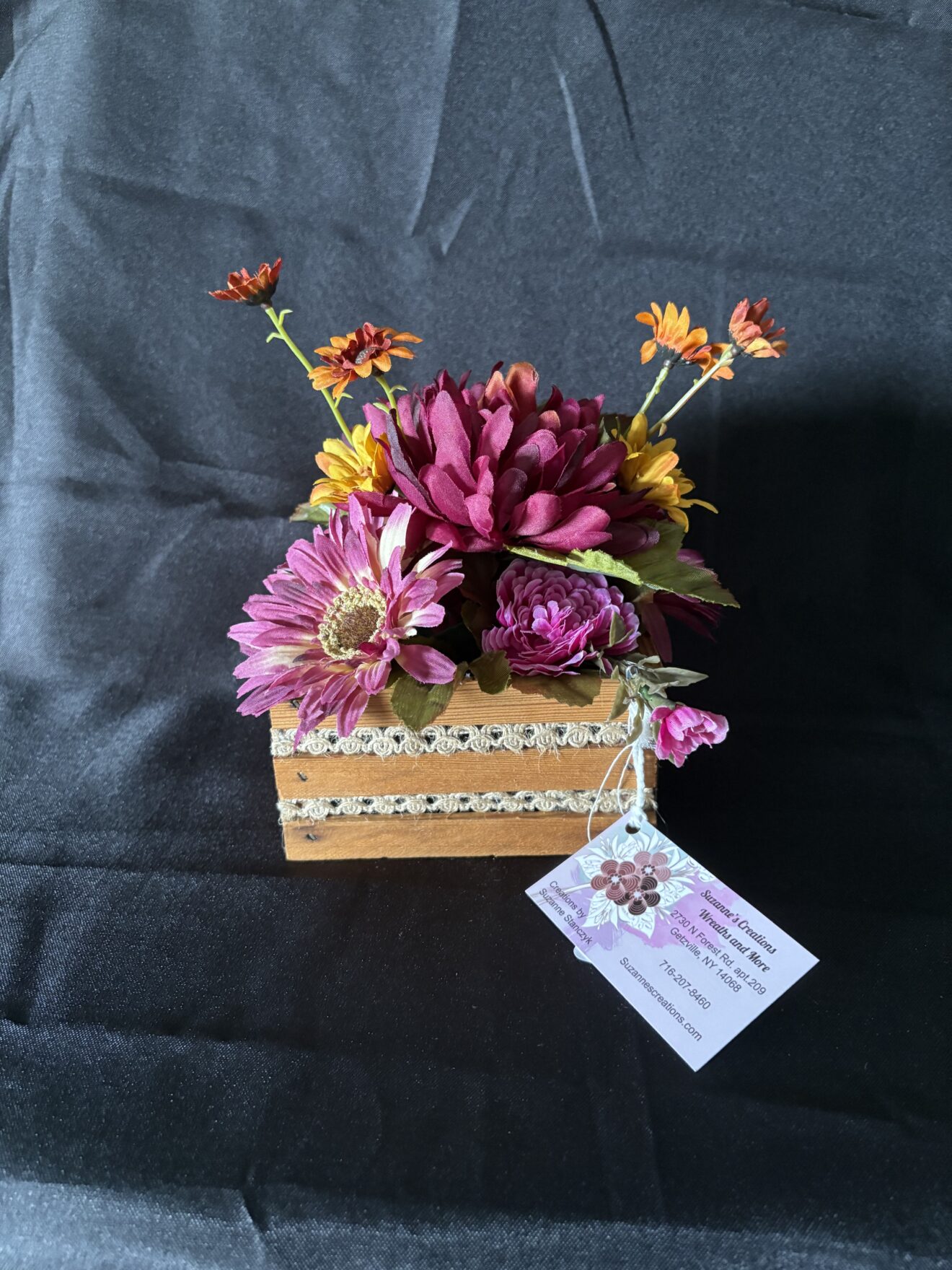 Gerber Daisy Mini Basket – Suzannes Creations