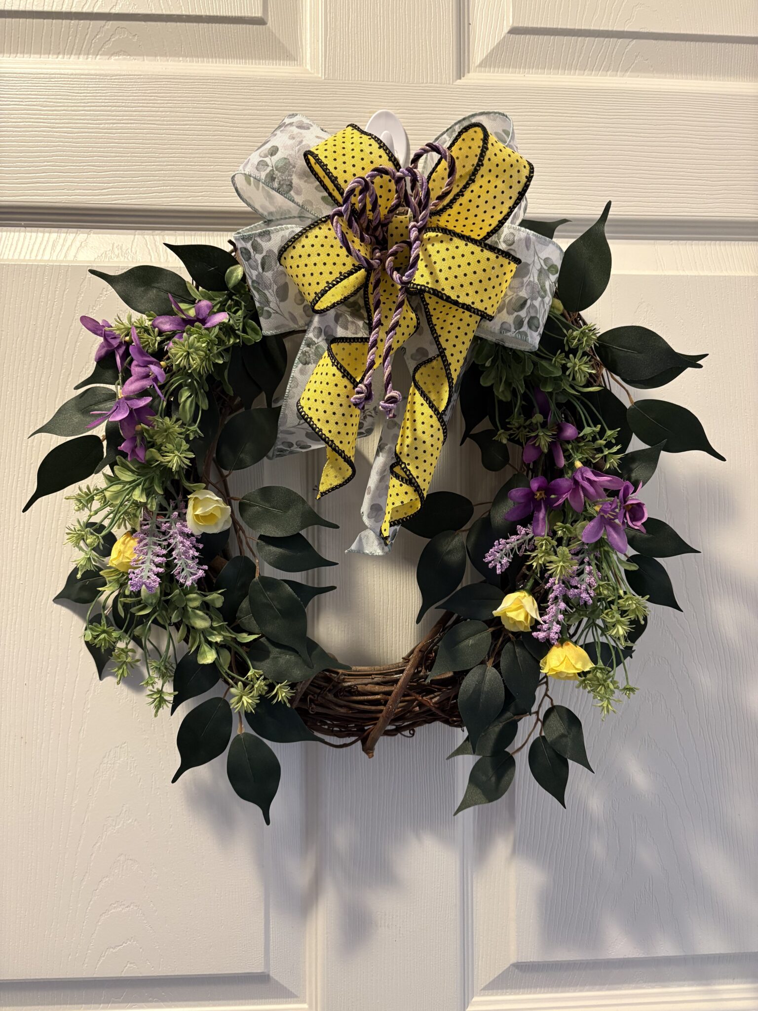 Spring Grapevine Wreath – Suzannes Creations